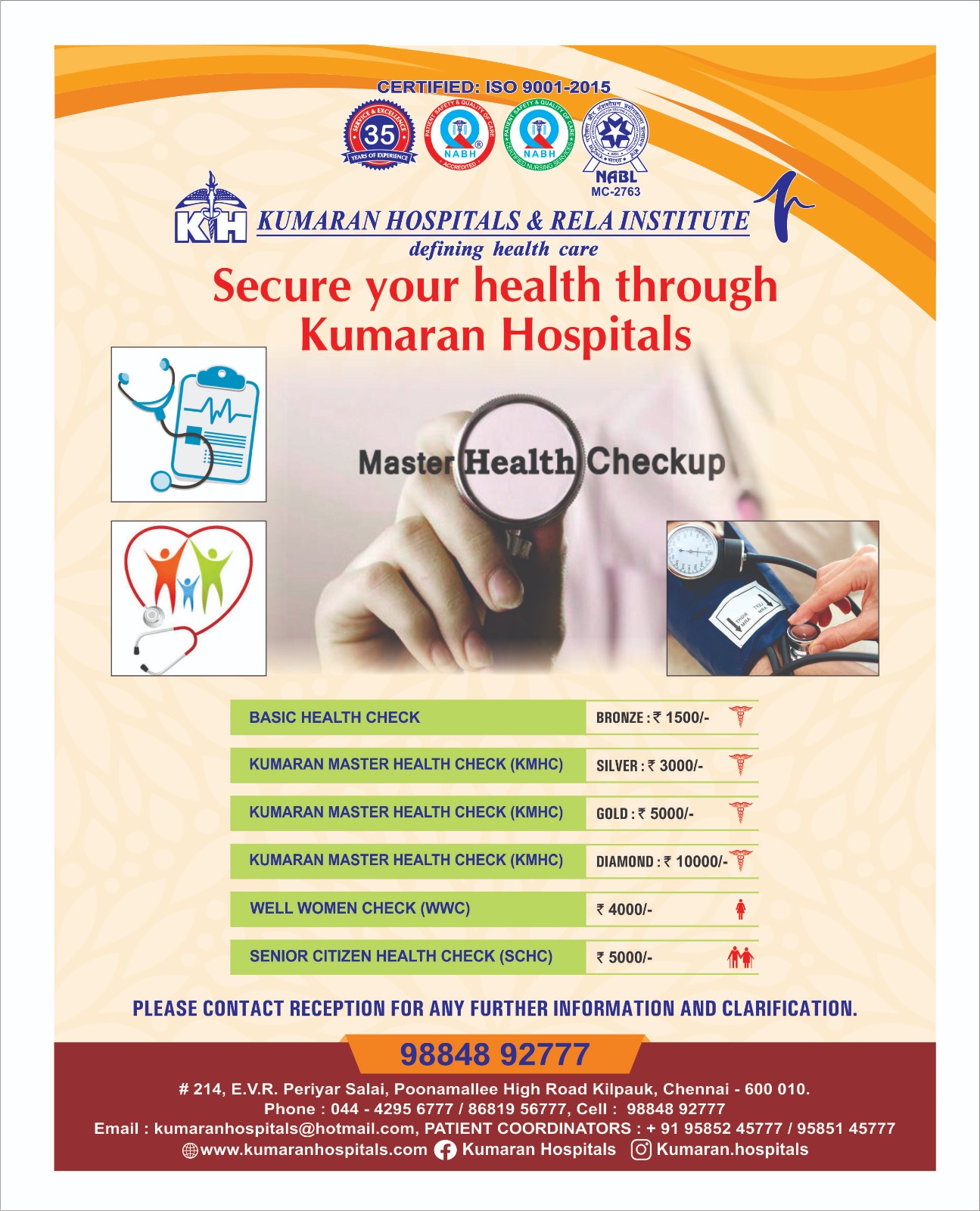 Master health check - Kumaran Hospitals